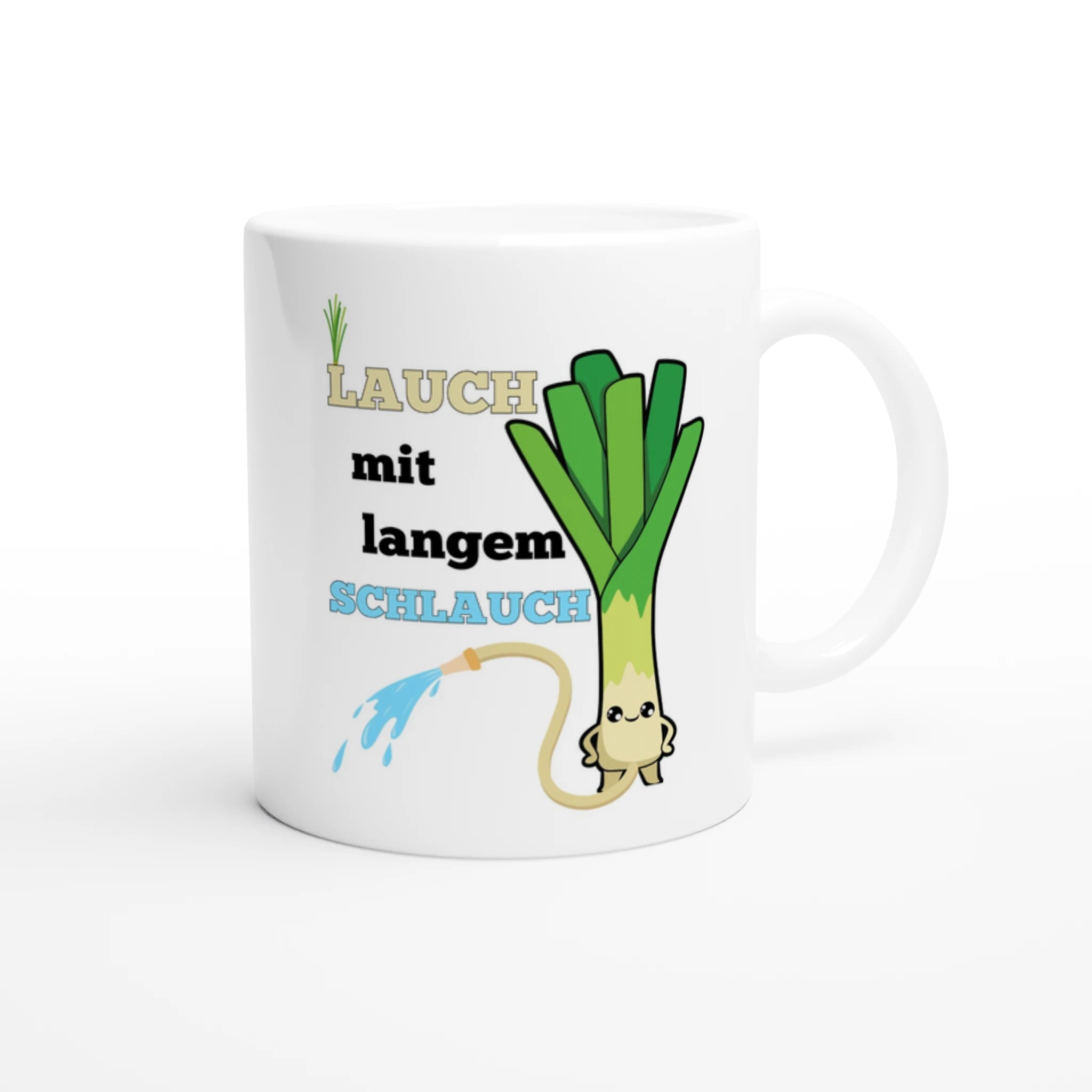 Lauch mit langem Schlauch - Tasse – KrasseTasse